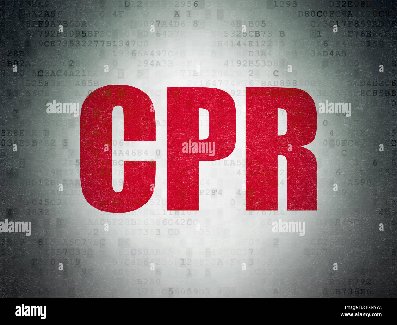 Health concept: CPR on Digital Paper background Stock Photo - Alamy