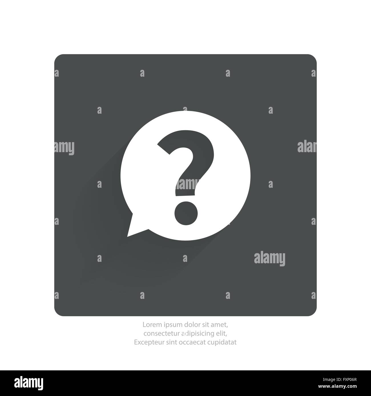 Pictograph of question mark Stock Vector Image & Art - Alamy