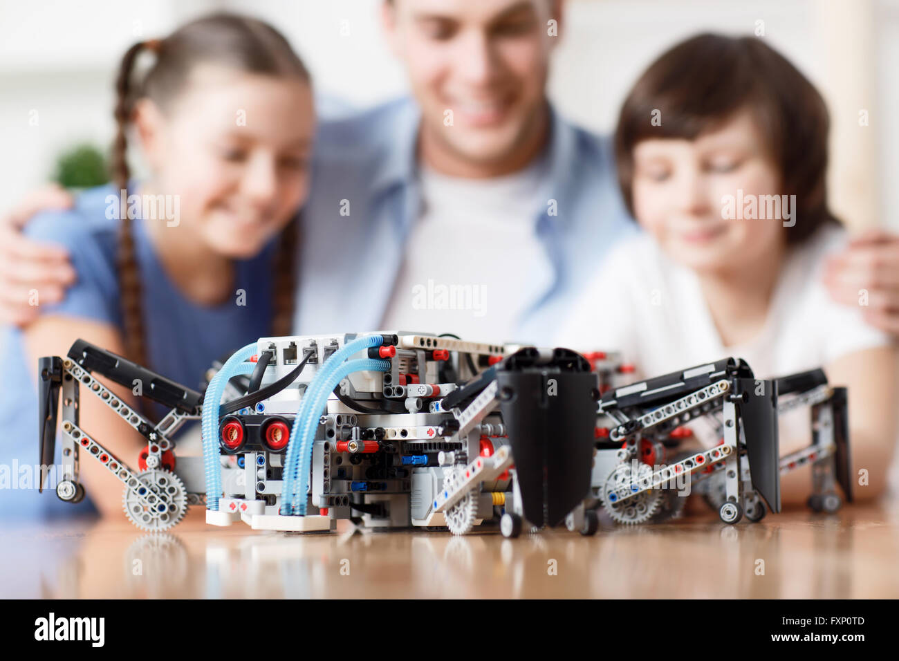 Lego construction lying on the table Stock Photo - Alamy