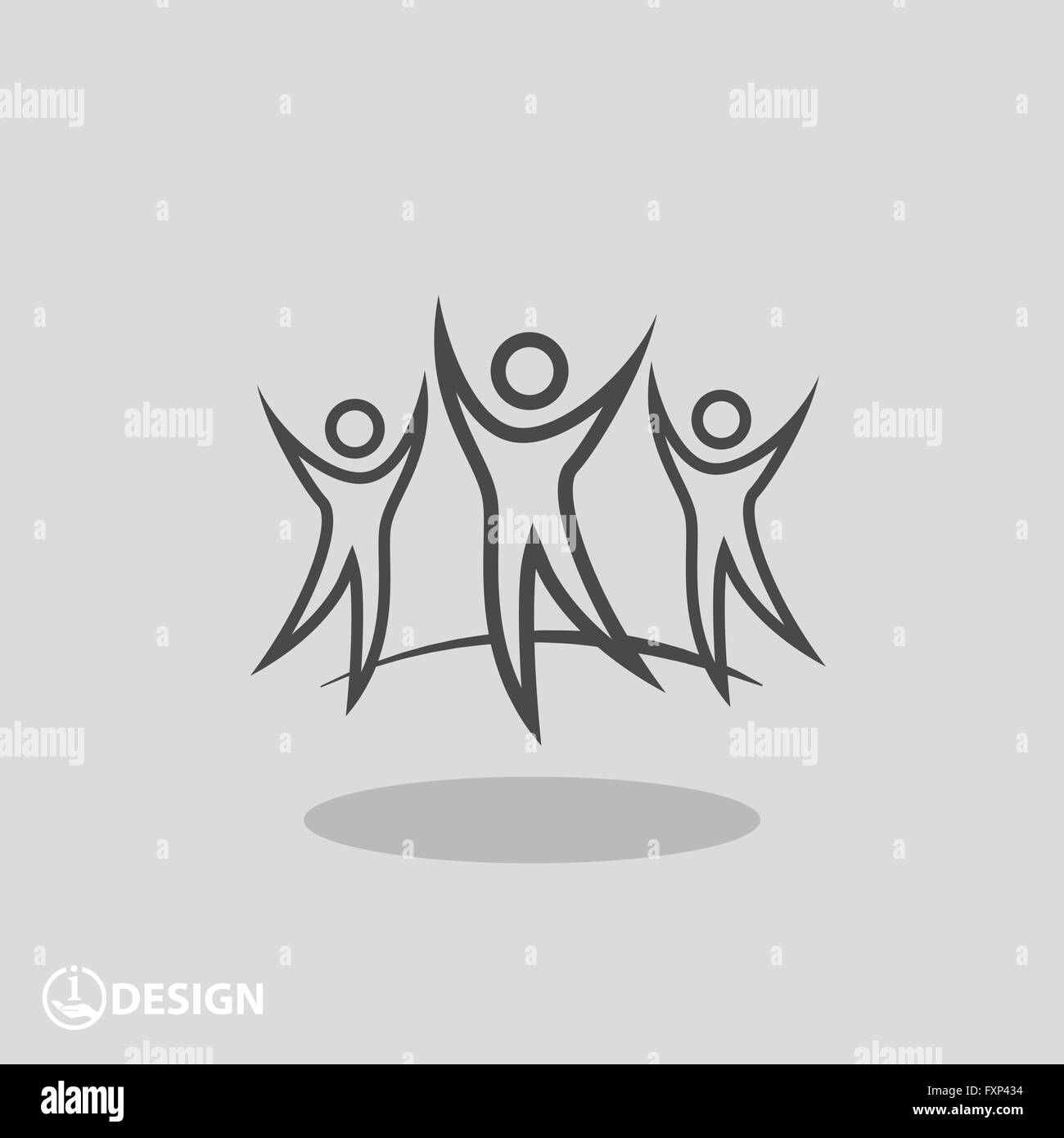 Pictograph of success team Stock Vector Image & Art - Alamy