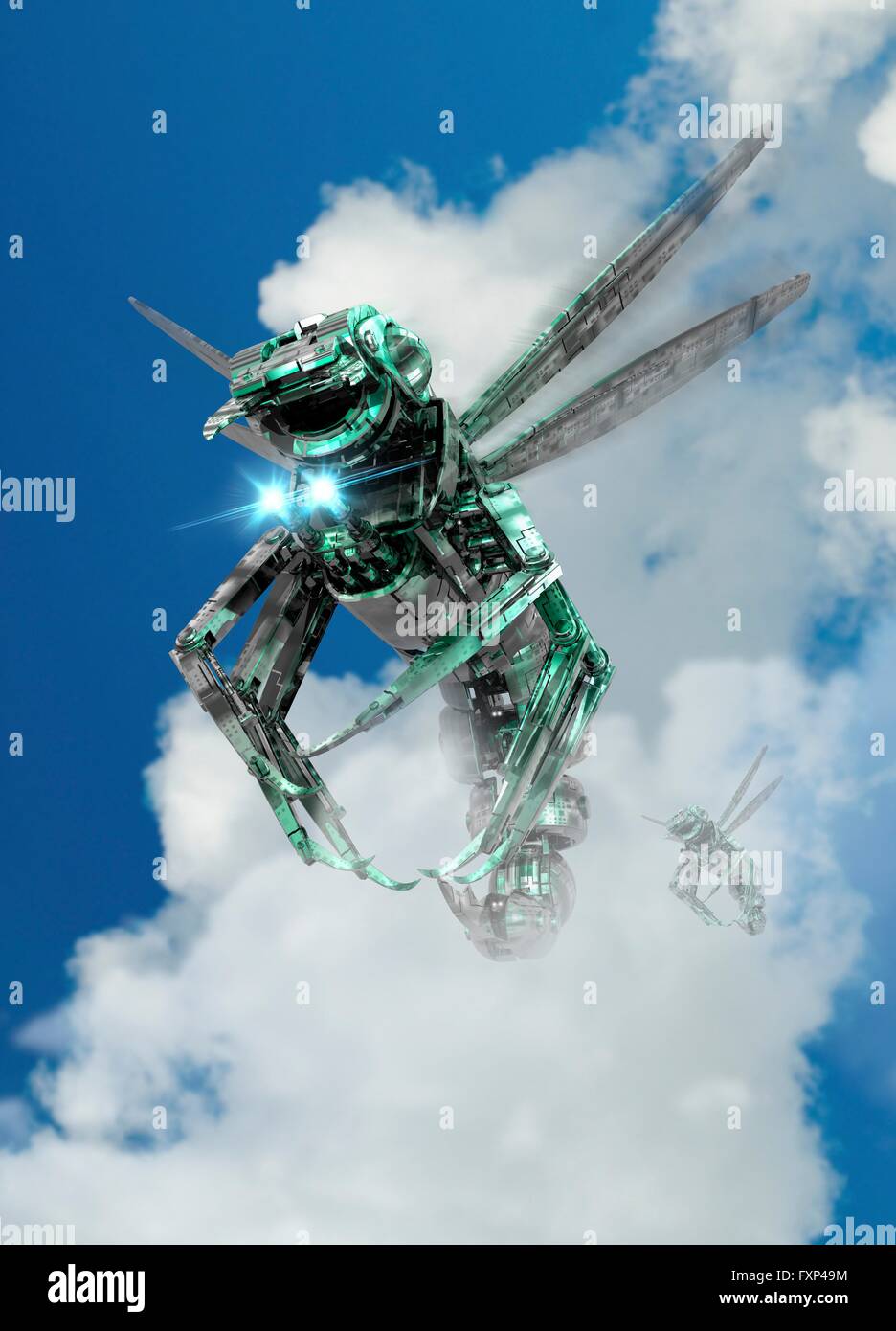 Drone, computer illustration Stock Photo - Alamy