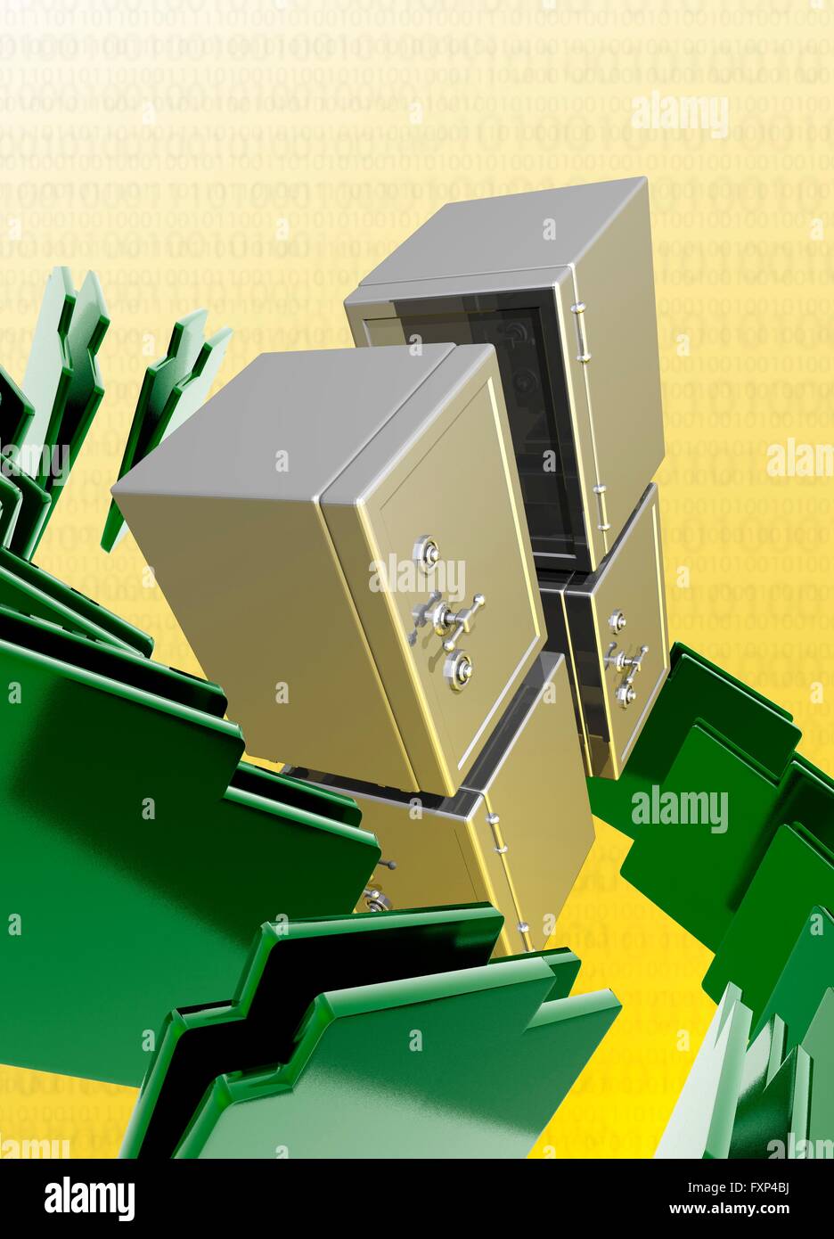Data protection, conceptual illustration Stock Photo - Alamy