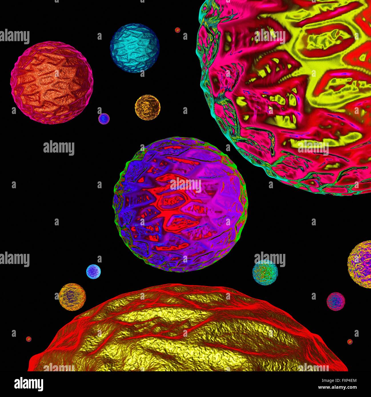 Pollen, computer illustration Stock Photo - Alamy