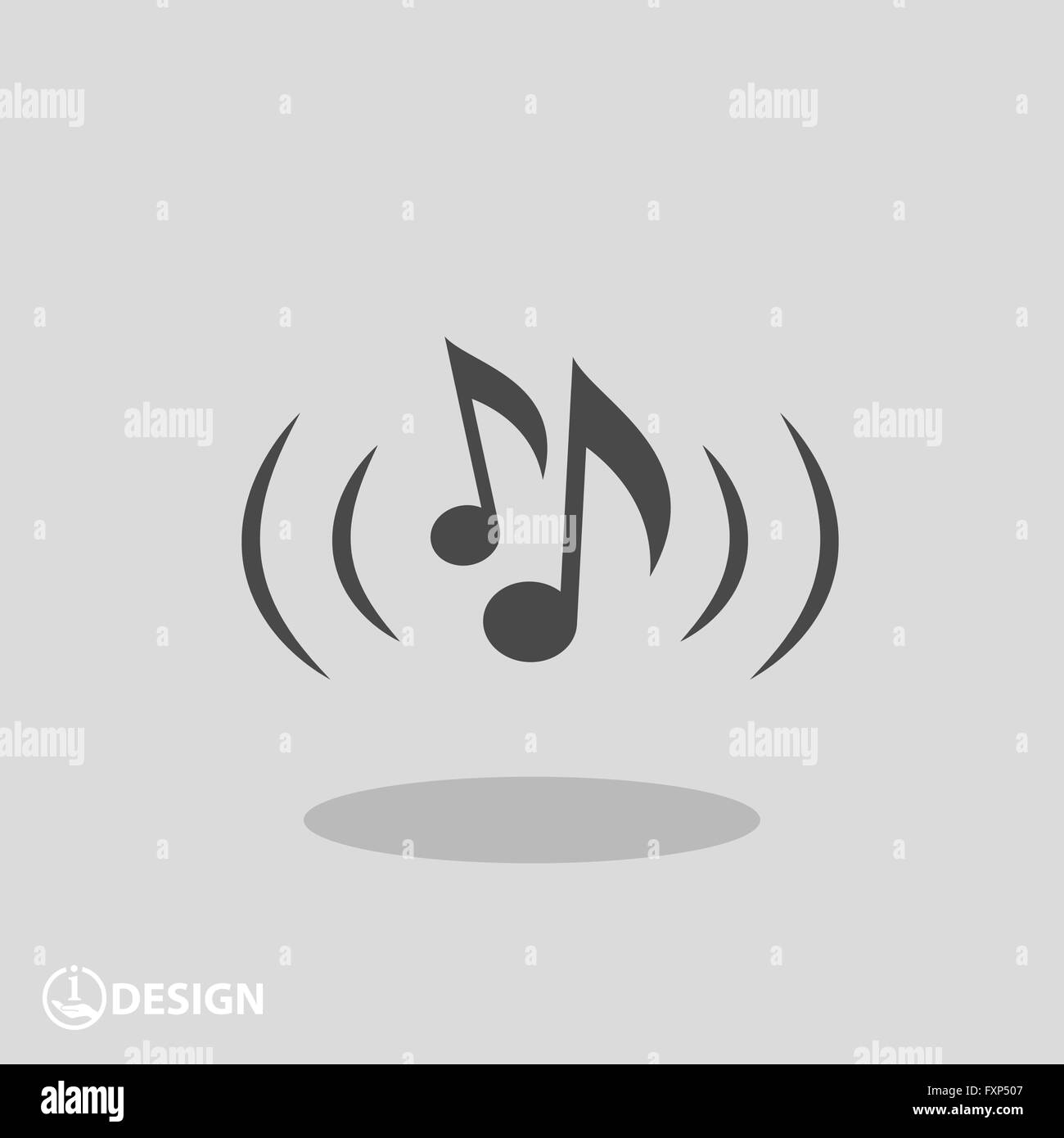 Pictograph of music note Stock Vector Image & Art - Alamy