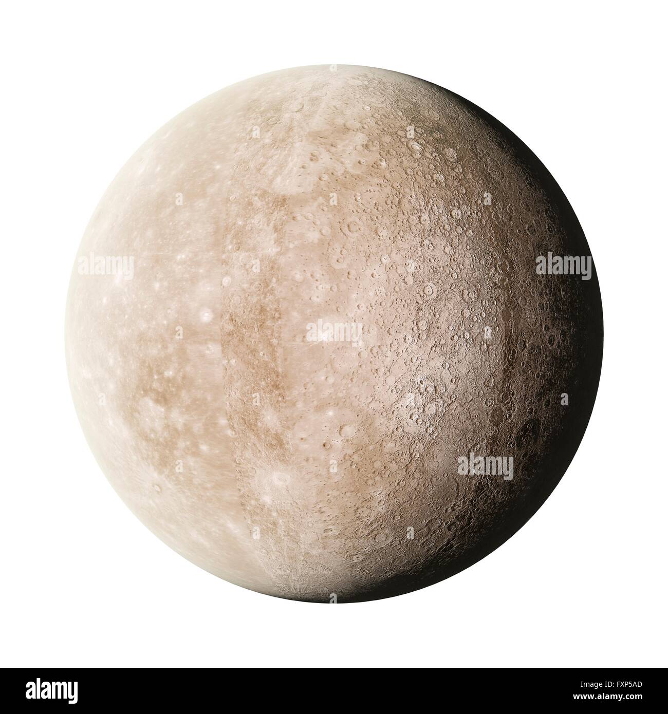 Moon, computer illustration Stock Photo - Alamy