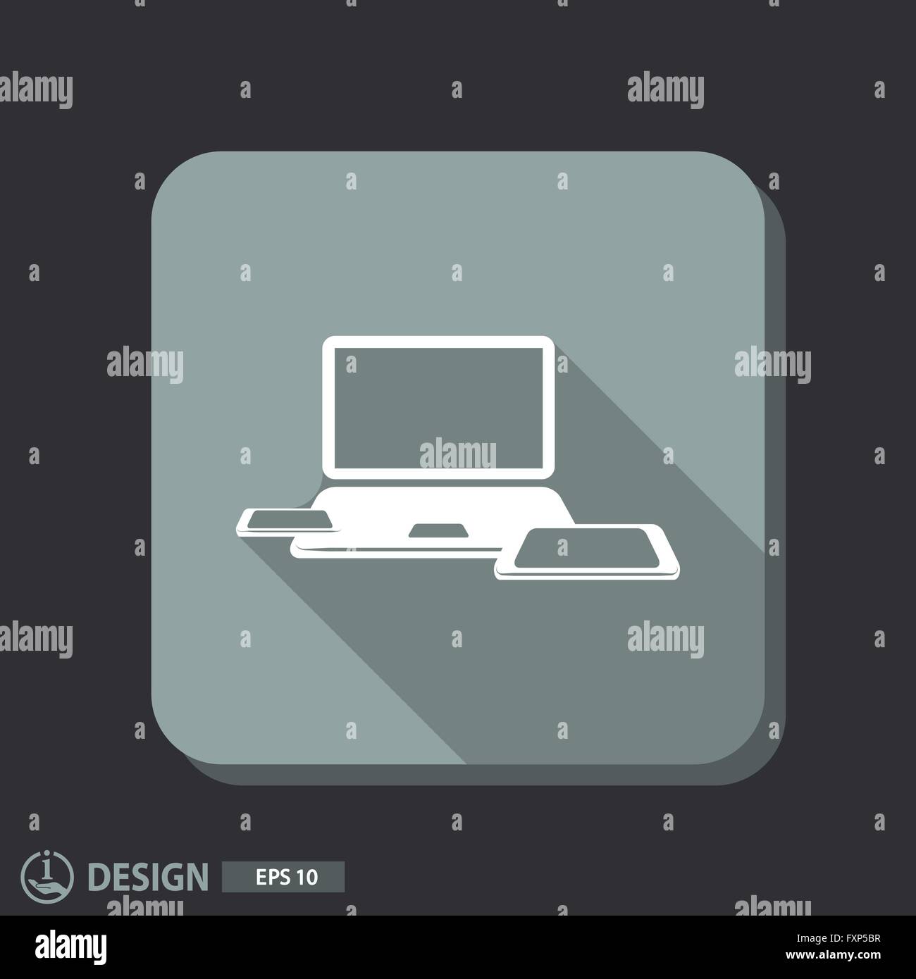 Pictograph of computer Stock Vector Image & Art - Alamy