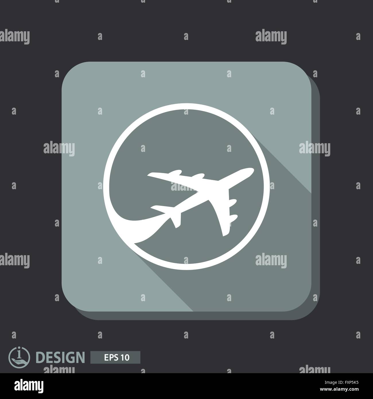 Pictograph of airplane Stock Vector Image & Art - Alamy