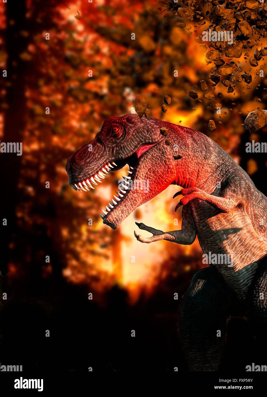Dinosaur, computer artwork Stock Photo - Alamy