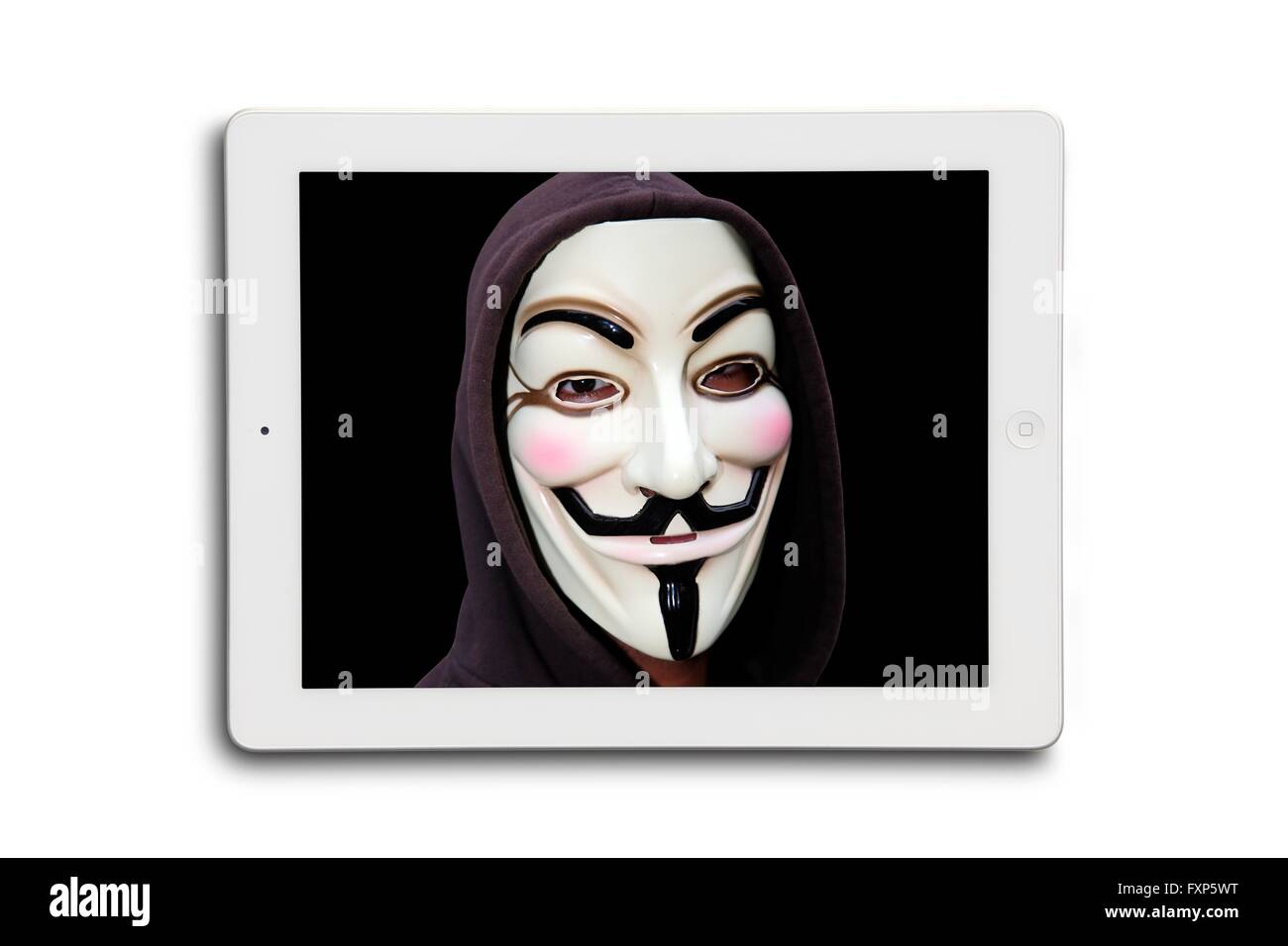 Anonymous mask white hi-res stock photography and images - Alamy