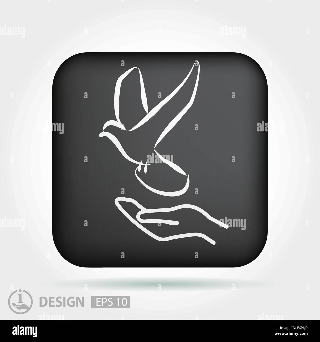 Pictograph of bird Stock Vector Image & Art - Alamy