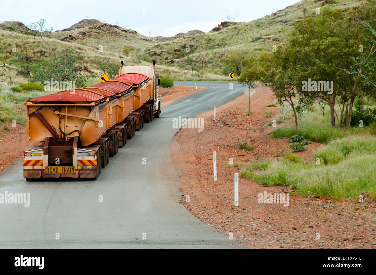 Road Train - Australia Stock Photo - Alamy