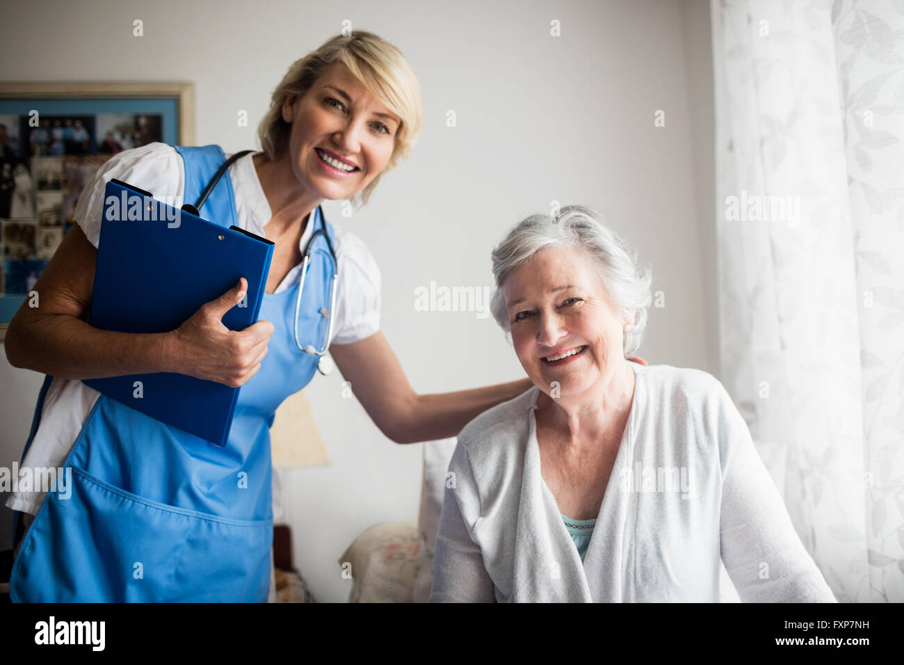 Mature woman and nurse hi-res stock photography and images - Alamy