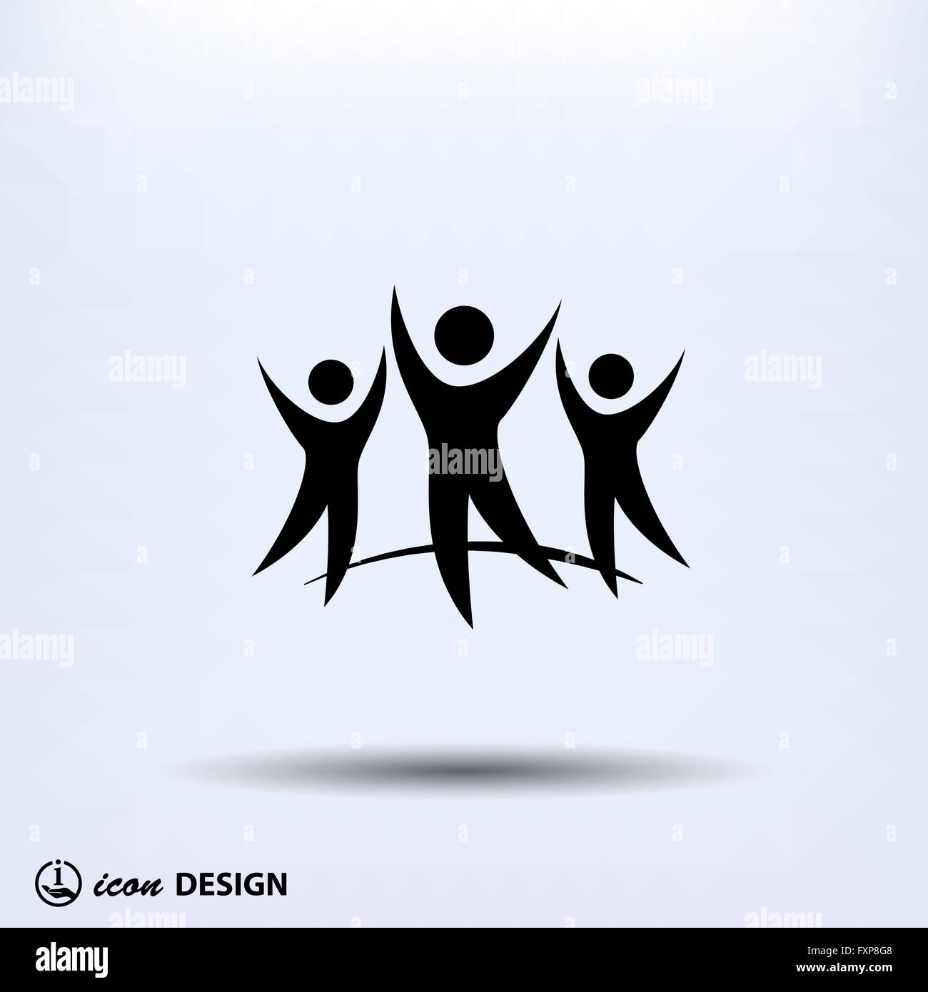 Pictograph of success team Stock Vector Image & Art - Alamy