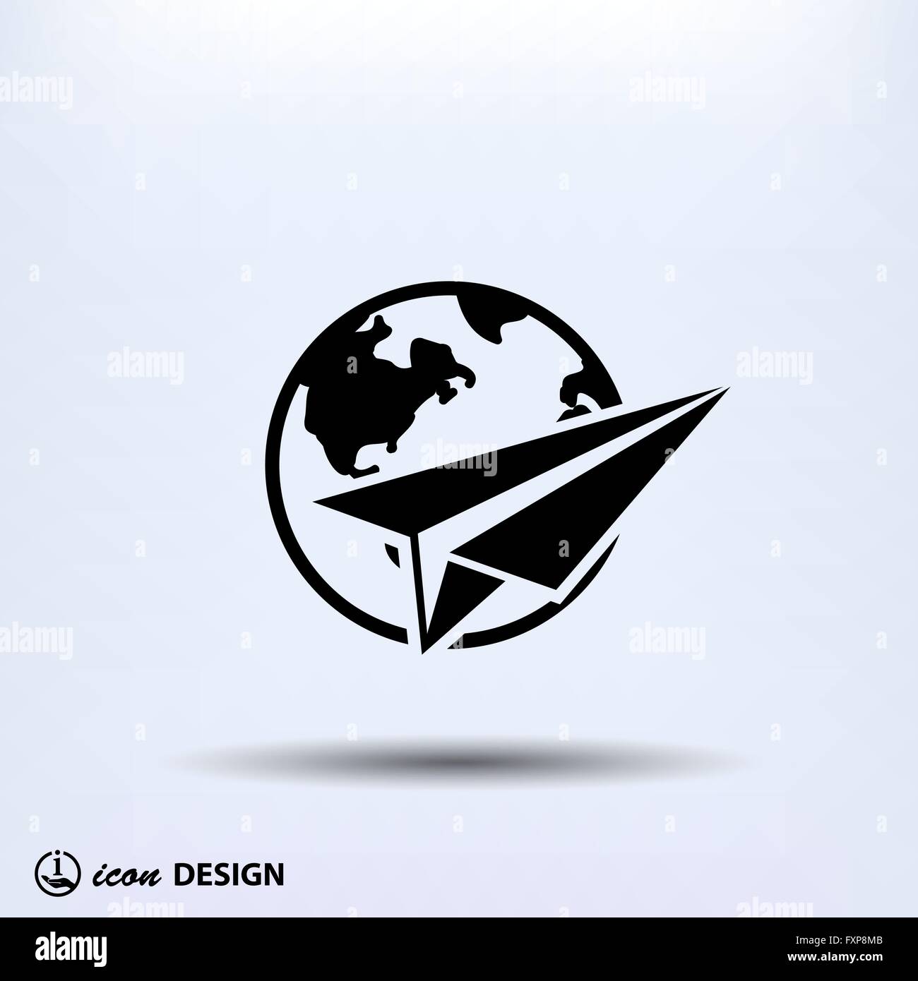 Pictograph of airplane Stock Vector Image & Art - Alamy