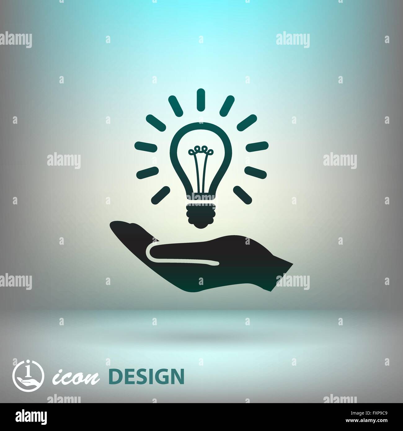 Pictograph of light bulb Stock Vector Image & Art - Alamy
