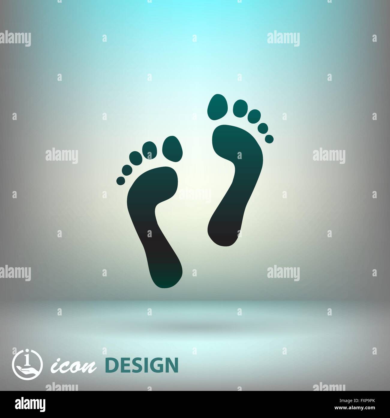 Pictograph of footprints Stock Vector Image & Art - Alamy