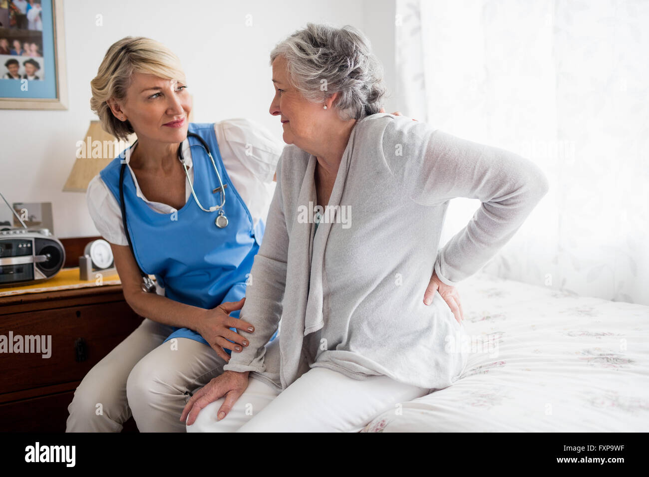 Helping Patient Stand High Resolution Stock Photography and Images - Alamy