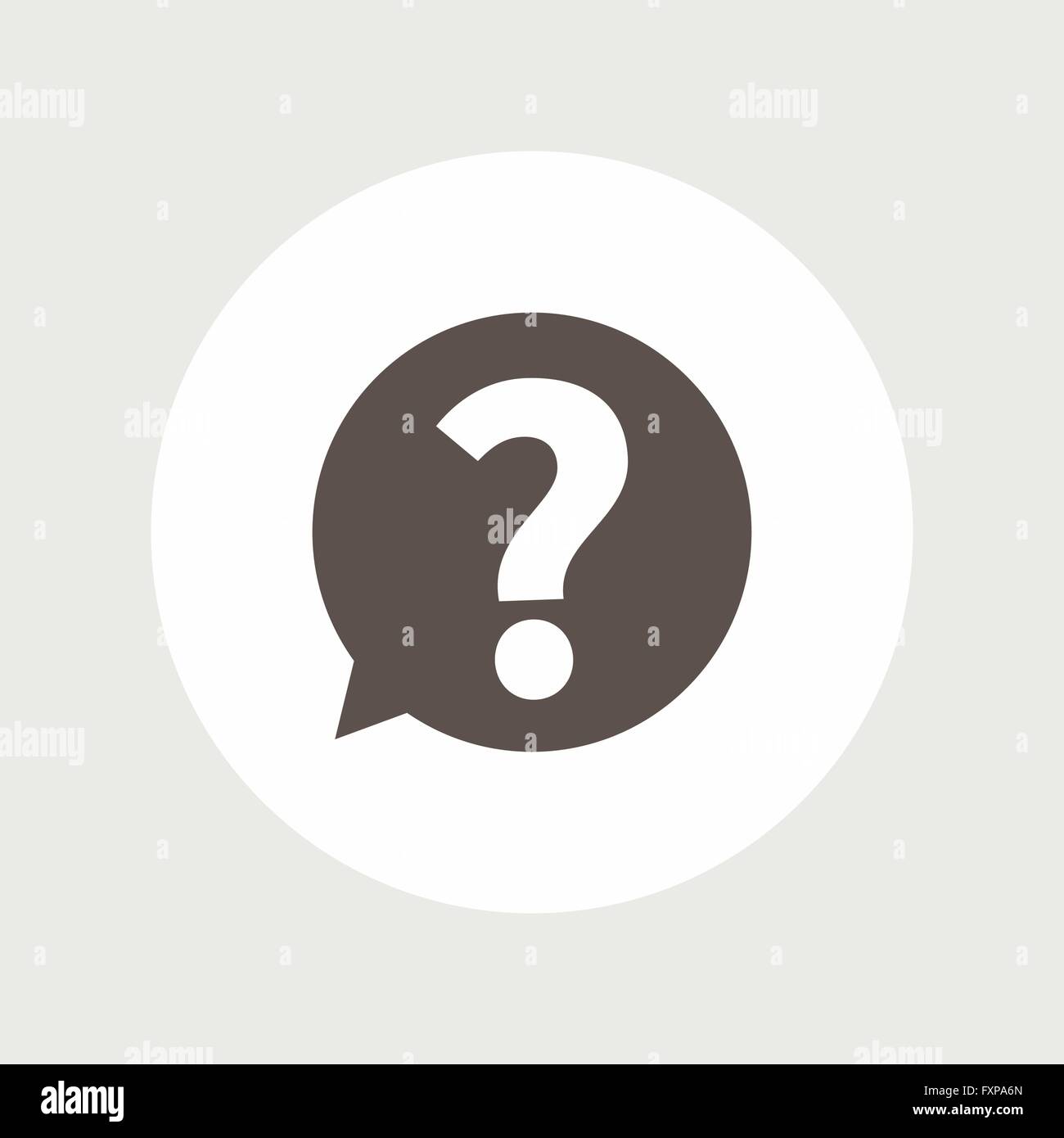 Pictograph of question mark Stock Vector Image & Art - Alamy