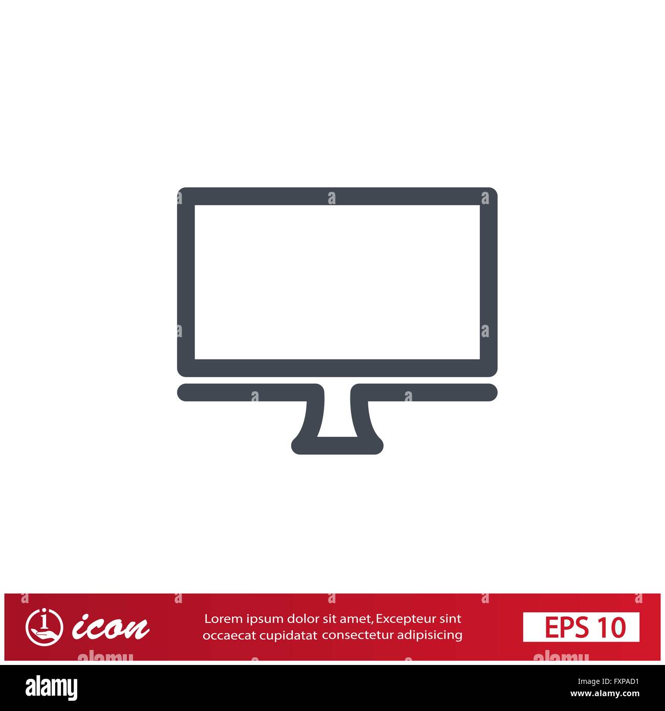 Pictograph of computer Stock Vector Image & Art - Alamy