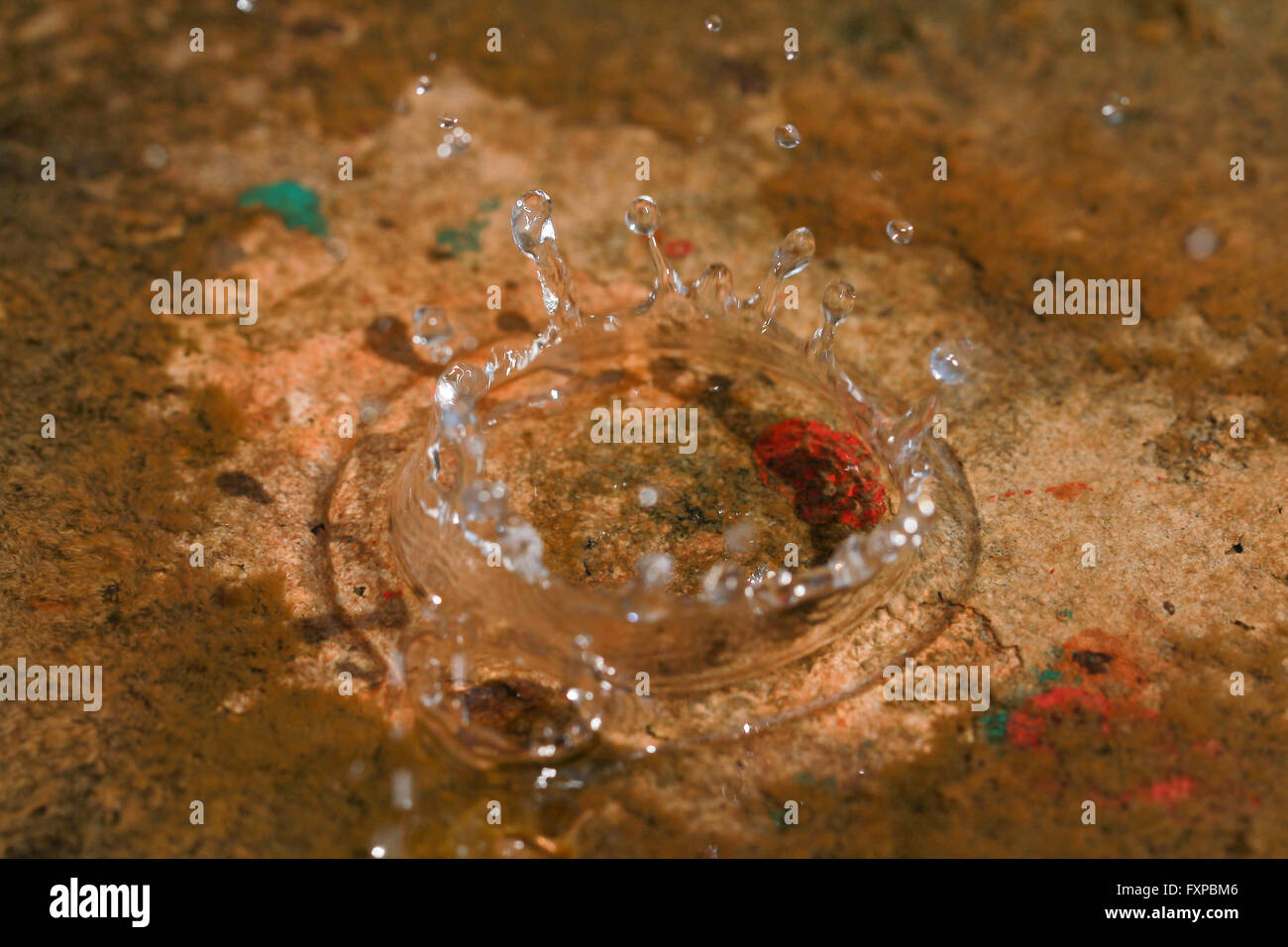 Water splash or water drop - (Selective focus Stock Photo - Alamy