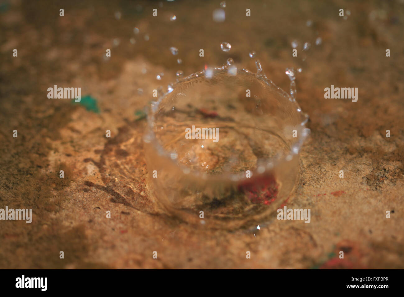 Water splash or water drop - (Selective focus Stock Photo - Alamy