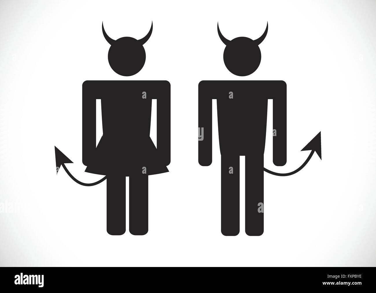 Pictogram Devil Icon Symbol Sign Stock Vector Image & Art - Alamy