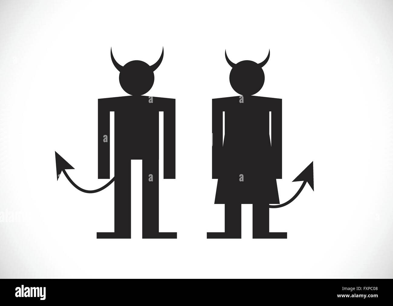 Pictogram Devil Icon Symbol Sign Stock Vector Image & Art - Alamy