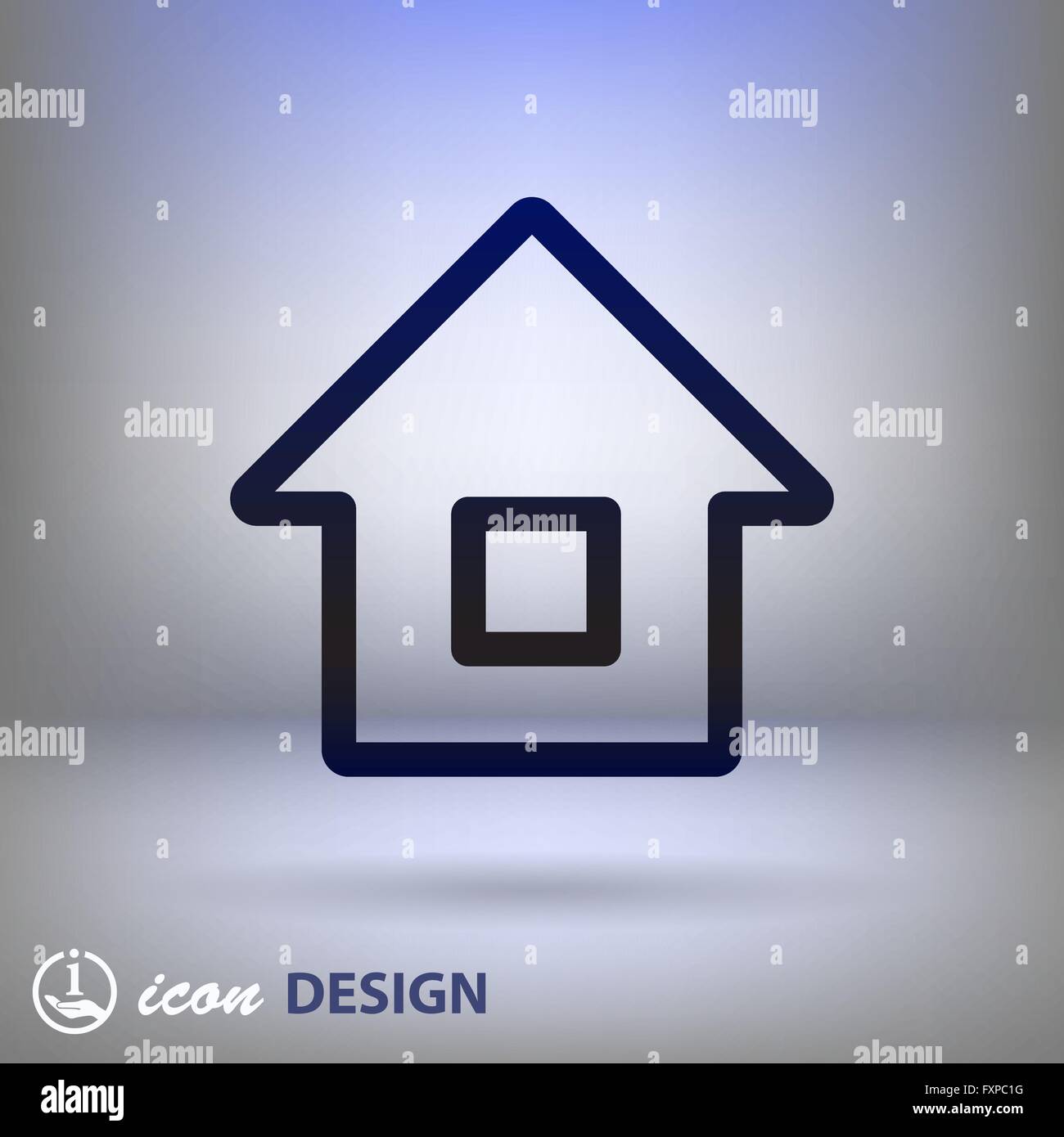 Pictograph of home. Vector concept illustration for design. Eps 10 ...