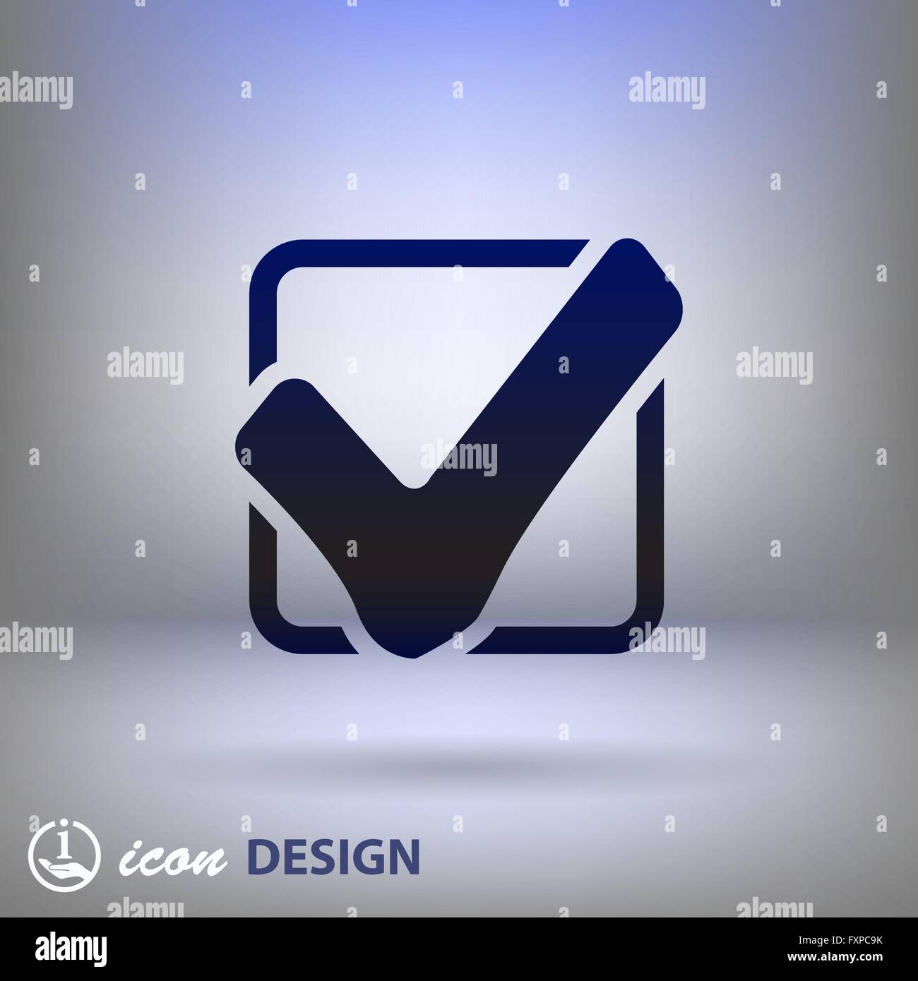Pictograph of check mark Stock Vector Image & Art - Alamy