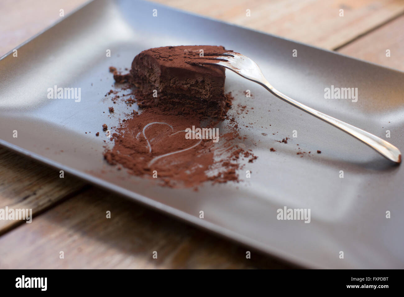 Partial chocolate cake hi-res stock photography and images - Alamy
