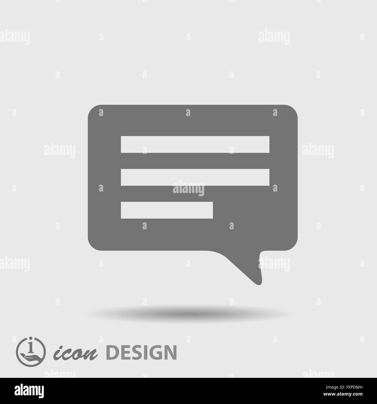 Pictograph of message or chat Stock Vector Image & Art - Alamy