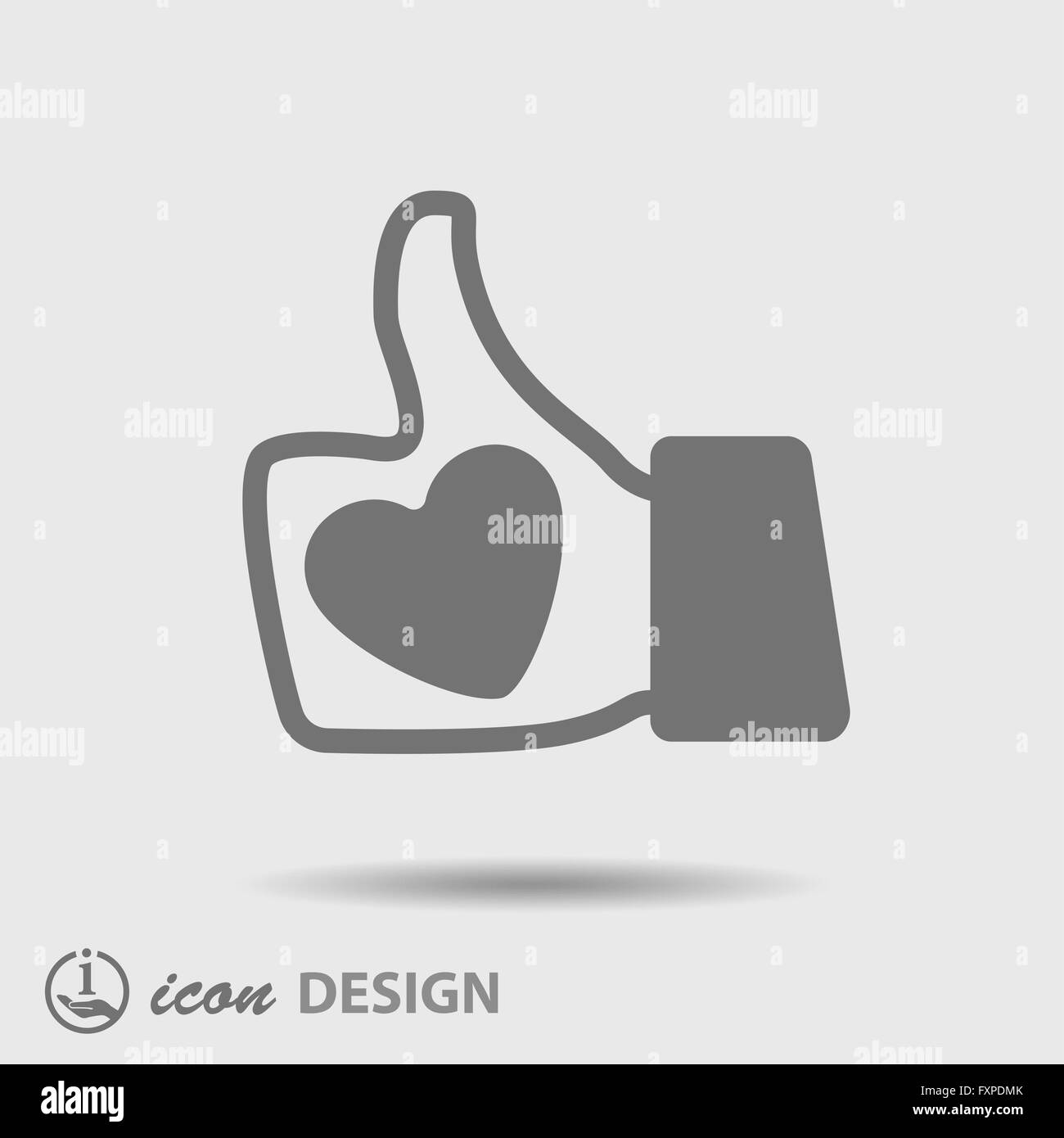 Pictograph of like Stock Vector Image & Art - Alamy