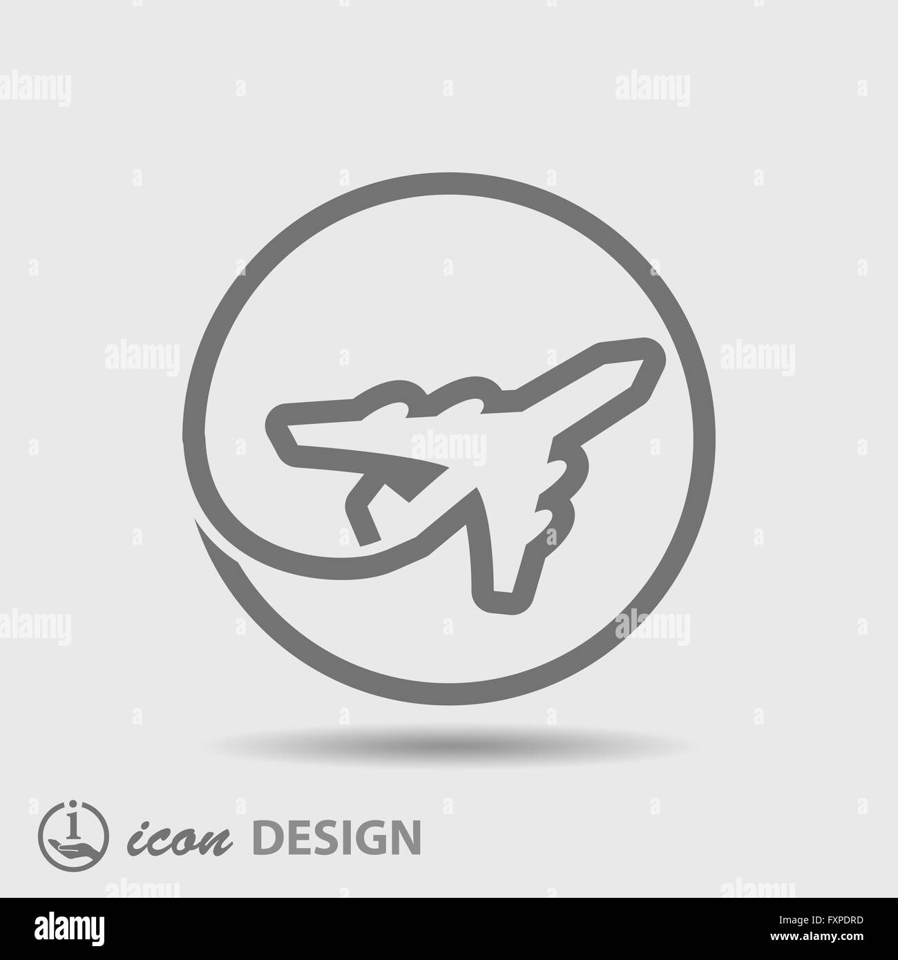 Pictograph of airplane Stock Vector Image & Art - Alamy