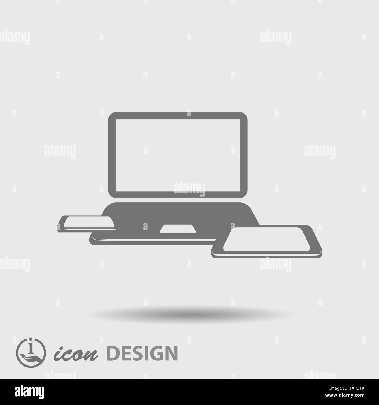 Pictograph of computer Stock Vector Image & Art - Alamy