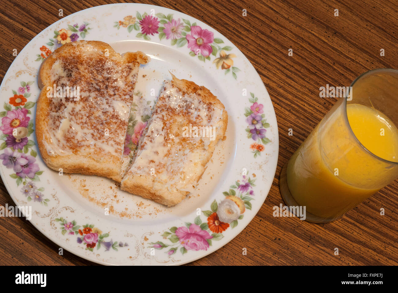 Toast orange juice hi-res stock photography and images - Alamy