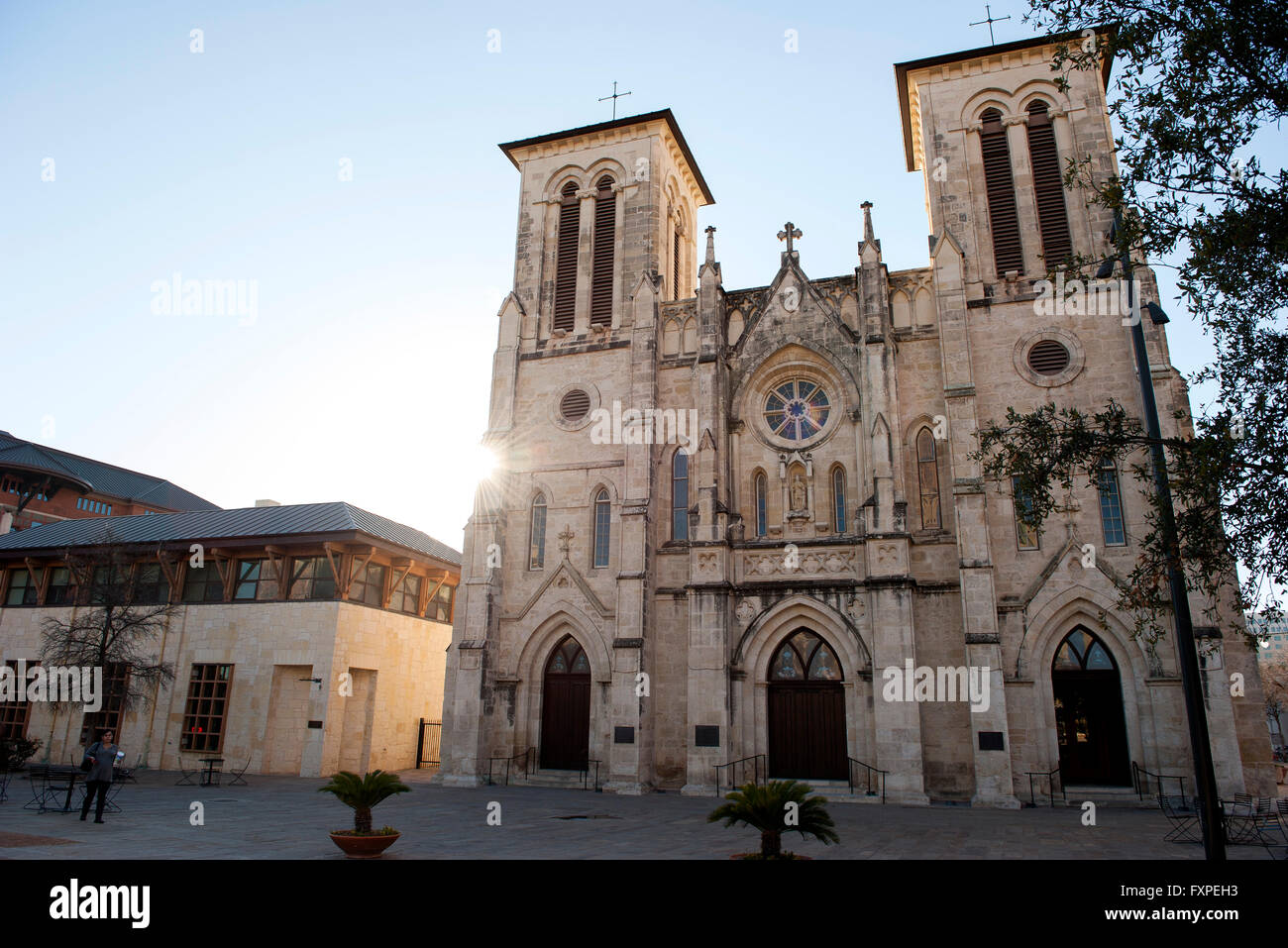 Cathedral of San Fernando in San Antonio, Texas, USA Stock Photo - Alamy