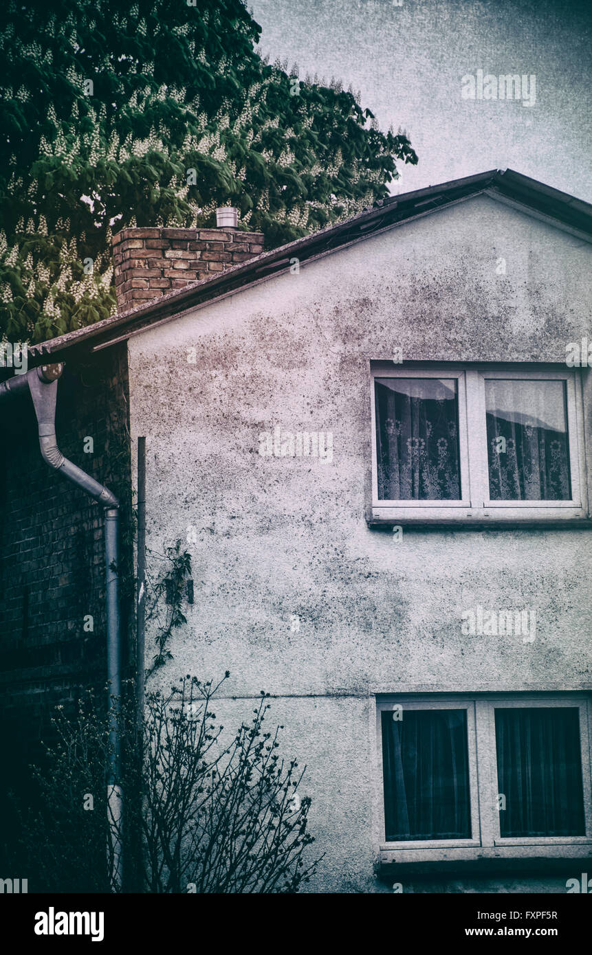 Close up of an old house Stock Photo - Alamy