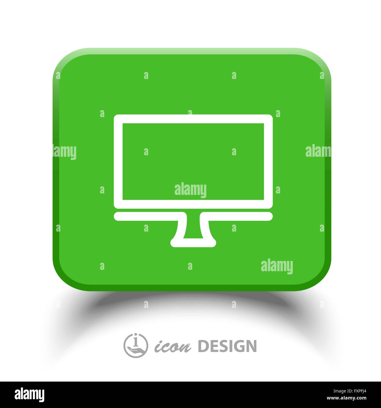 Pictograph of computer Stock Vector Image & Art - Alamy