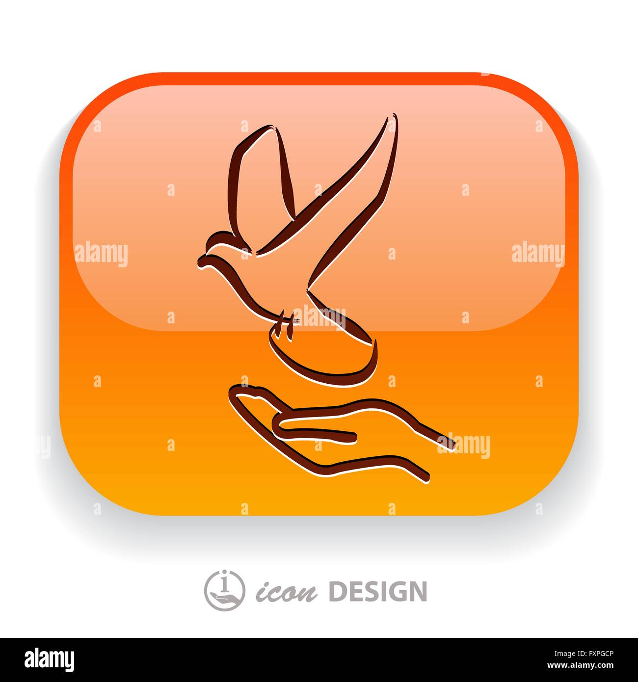 Pictograph of bird Stock Vector Image & Art - Alamy