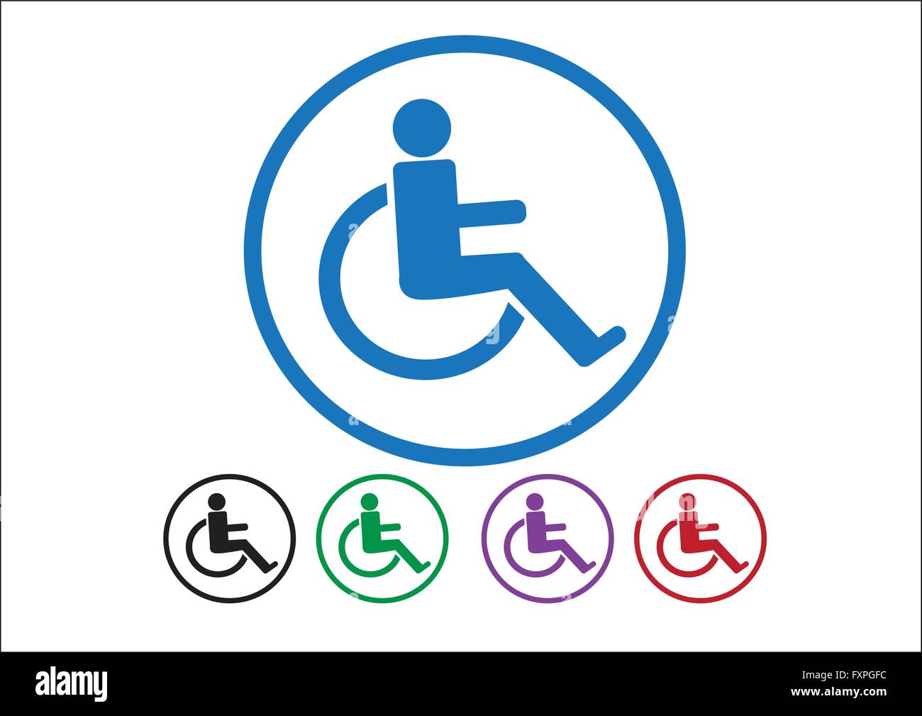 Restroom sign highway hi-res stock photography and images - Alamy