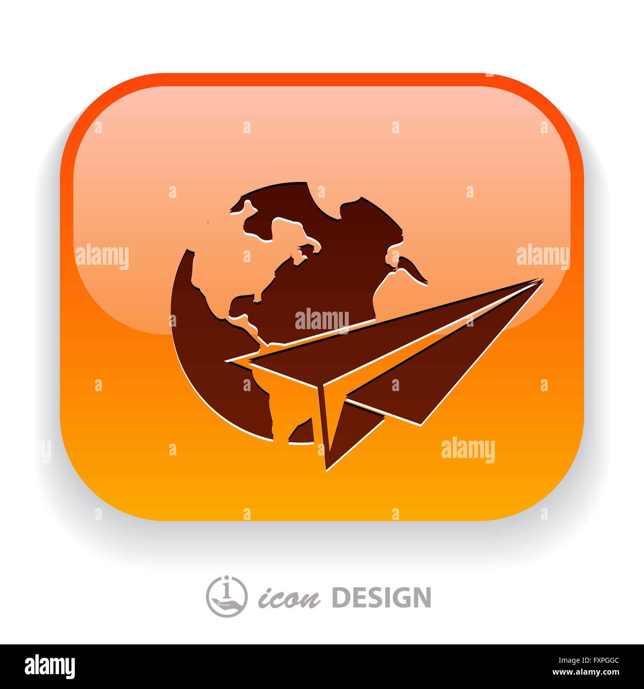 Pictograph of airplane Stock Vector Image & Art - Alamy