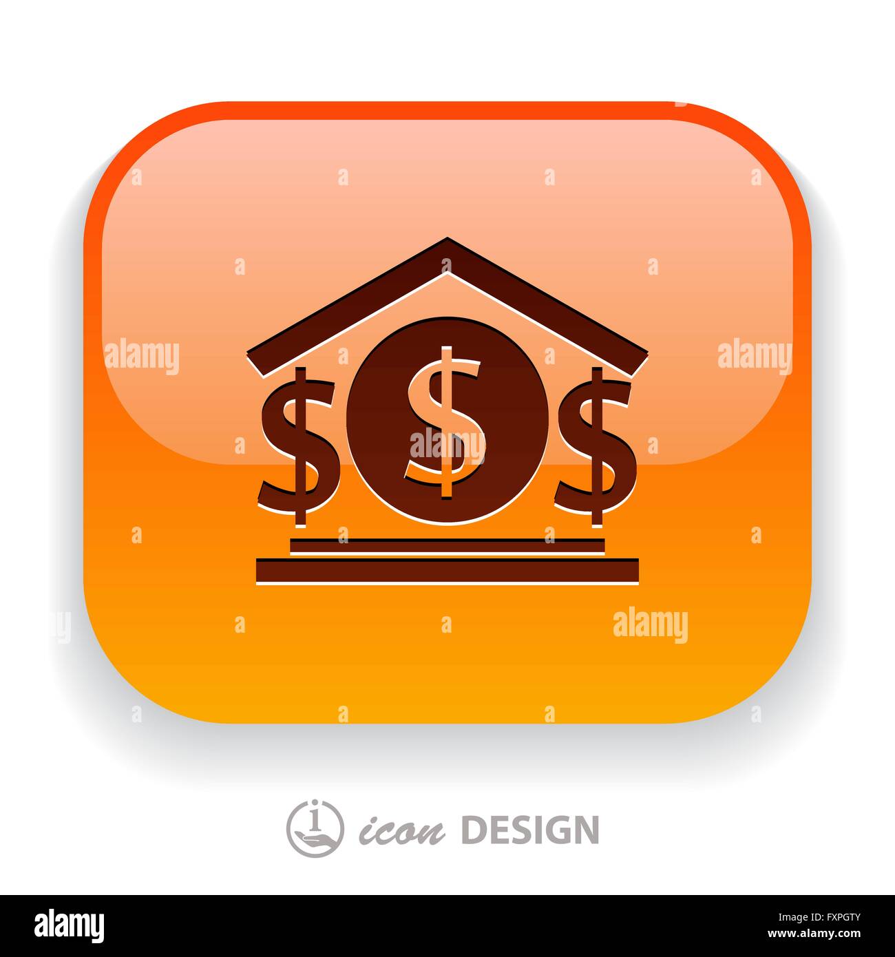 Pictograph of bank Stock Vector Image & Art - Alamy