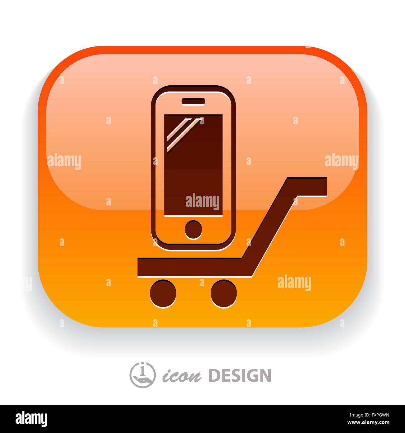 Pictograph of mobile Stock Vector Image & Art - Alamy