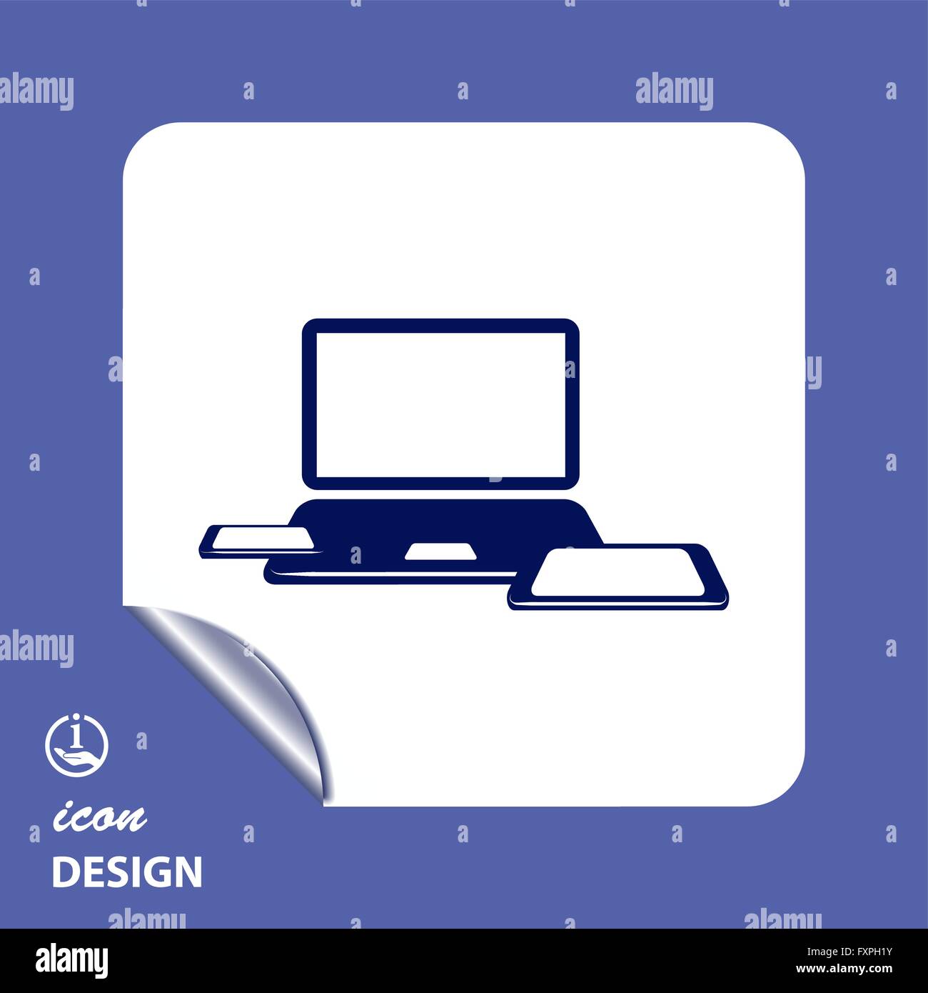 Pictograph of computer Stock Vector Image & Art - Alamy