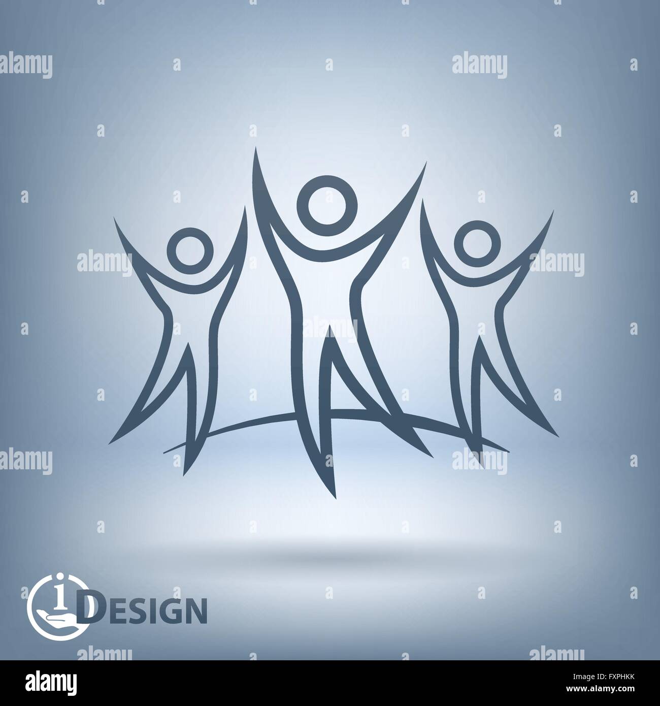 Pictograph of success team Stock Vector Image & Art - Alamy