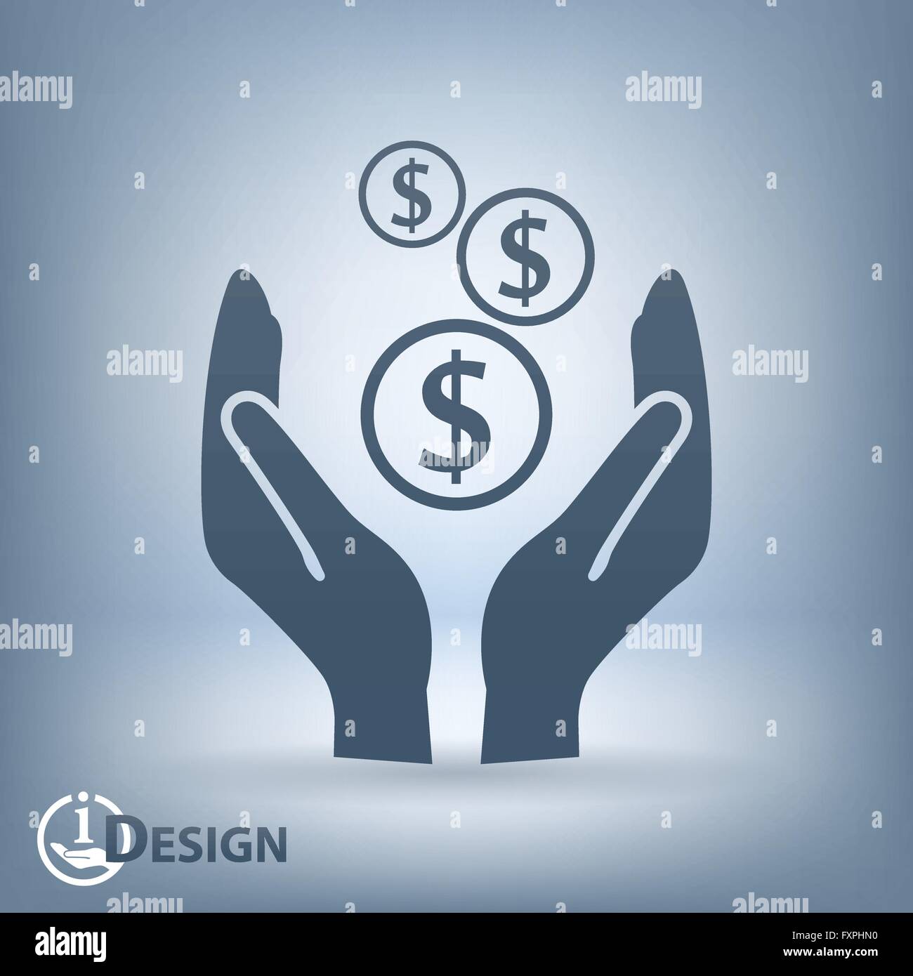 Pictograph of money in hand Stock Vector Image & Art - Alamy