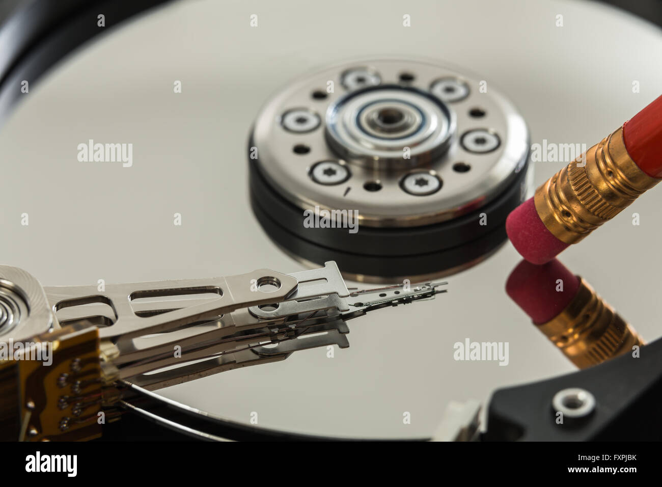 secure erase data on hard drive Stock Photo - Alamy