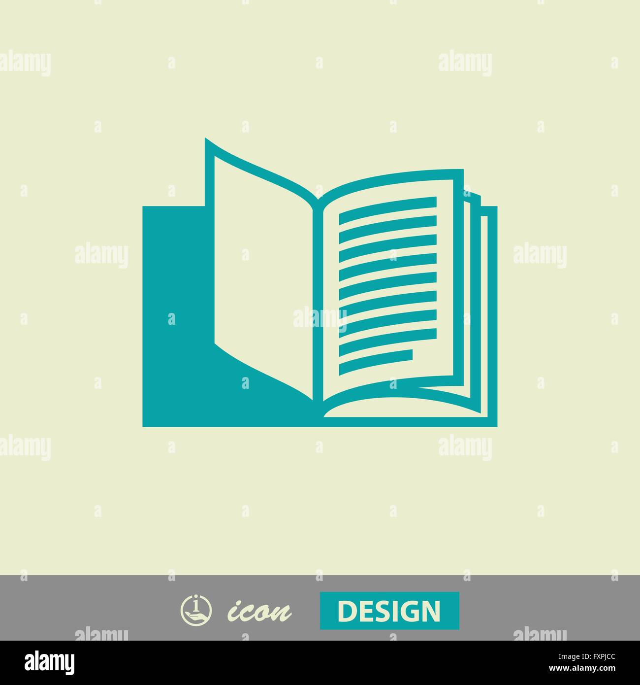 Pictograph of book Stock Vector Art & Illustration, Vector Image ...