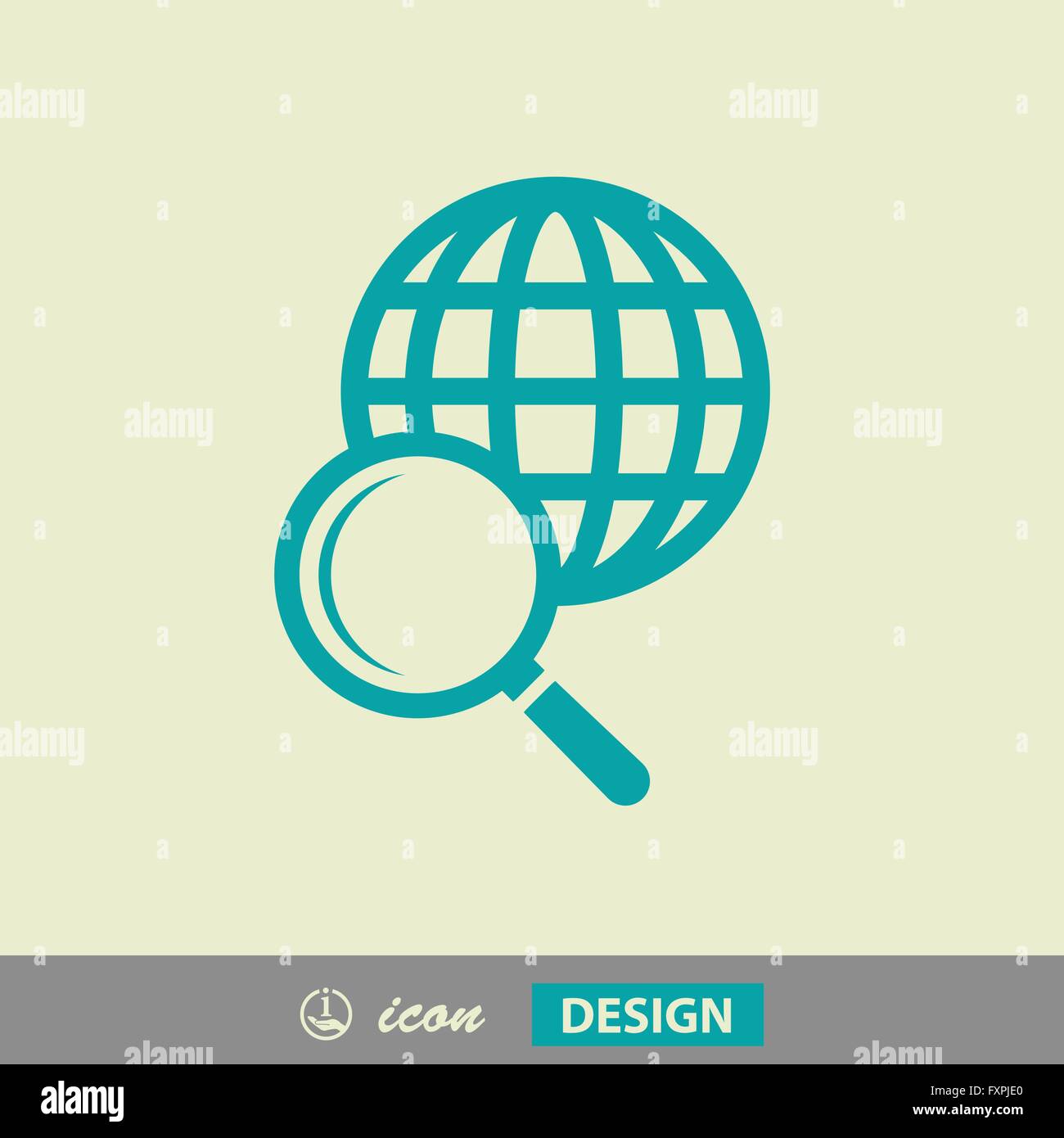 3d magnify glass internet search Stock Vector Images - Alamy