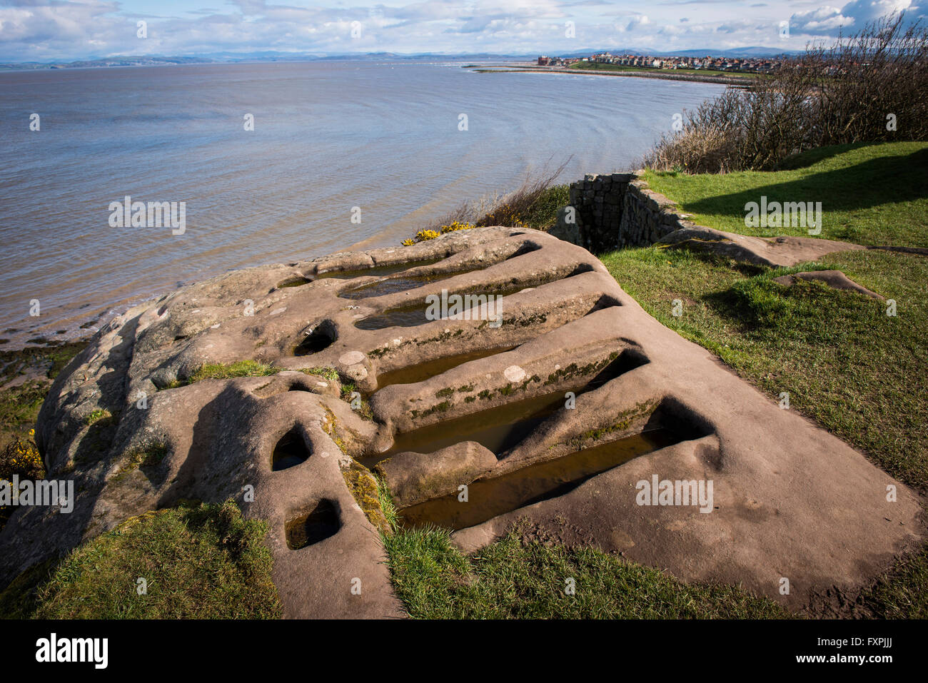 St patricks chapel heysham lancashire rock cut graves morecambe hi-res ...